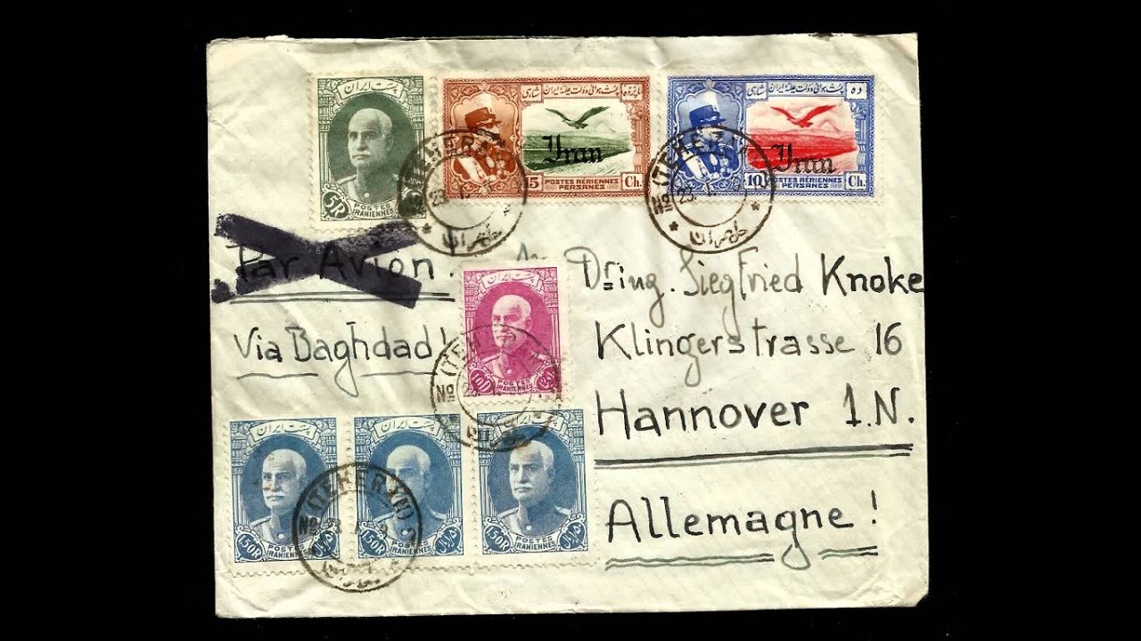 IranianPhilatelic Persian IRAN Postal History ARYA Philatelic © - YouTube