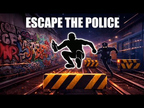 SUBWAY SURFERS Immersive Interactive Warm Up | Escape the Police | Viral Game