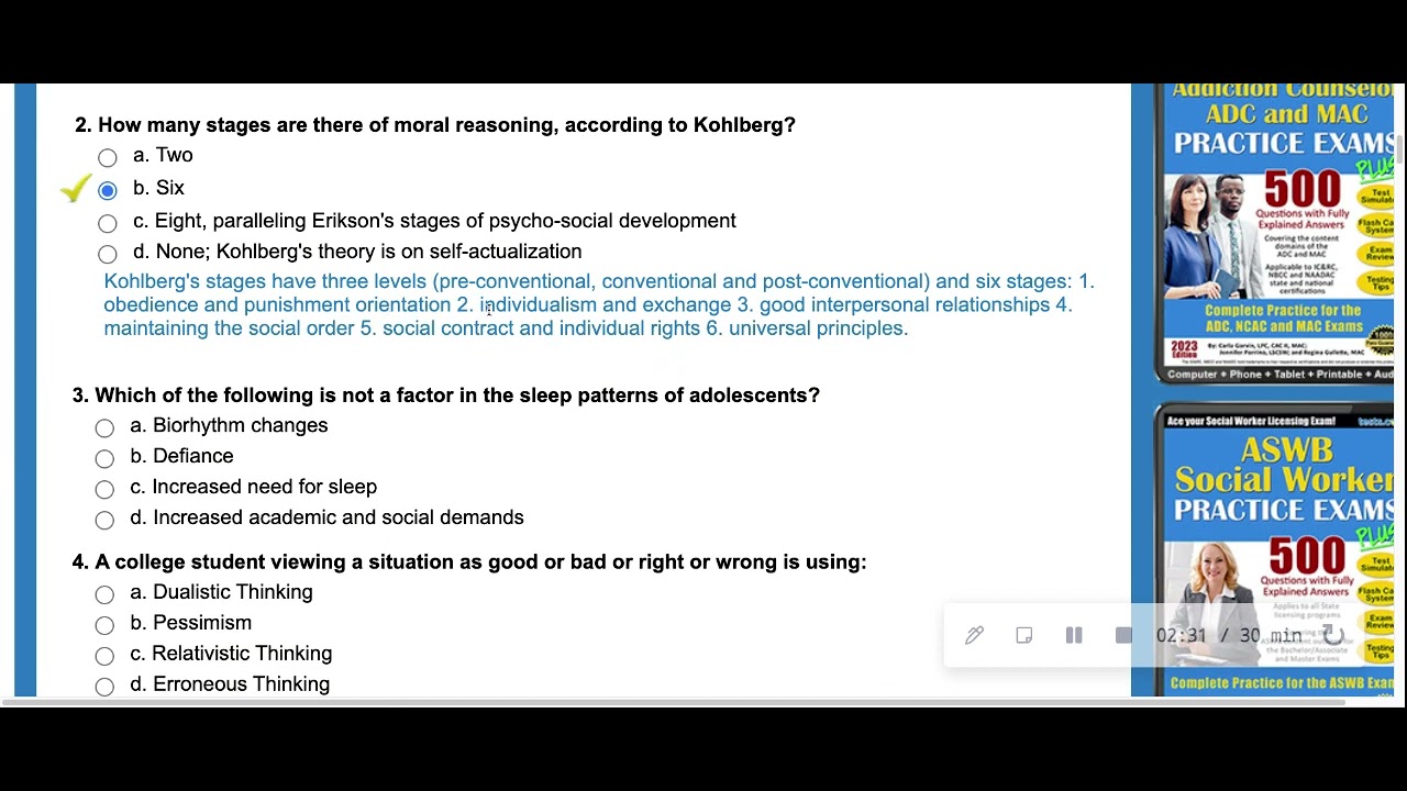 NCE/CPCE Study Session: Human Growth & Development - YouTube
