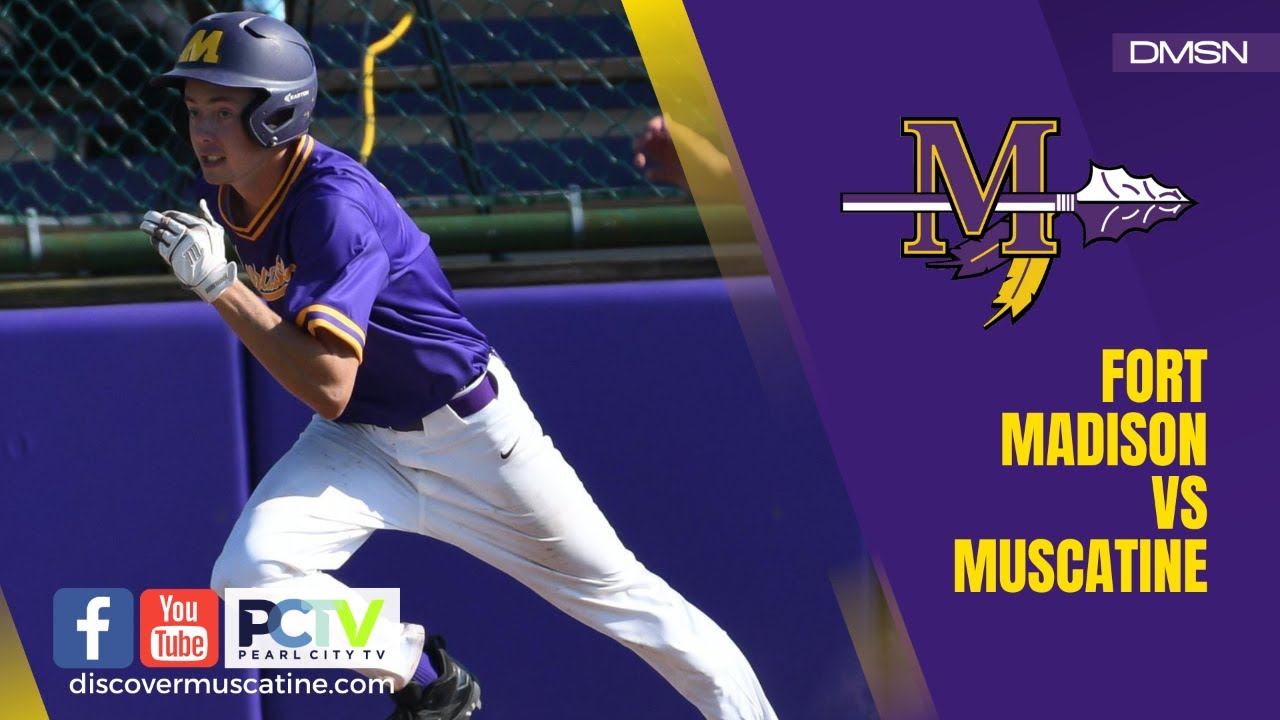 Muskie Boys Baseball vs Fort Madison | DMSN Live Broadcast - YouTube
