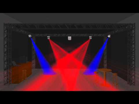 Daslight Virtual Controller 2 light show The battle - YouTube