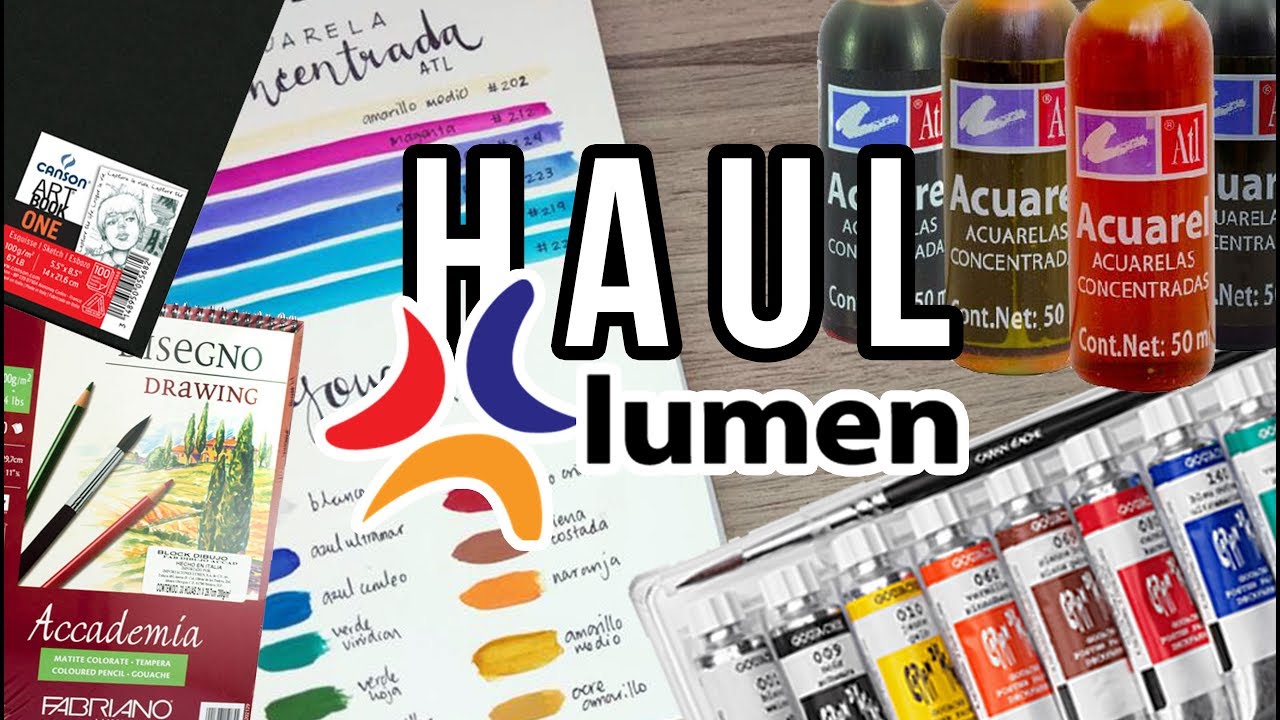 HAUL LUMEN | Material de arte - YouTube