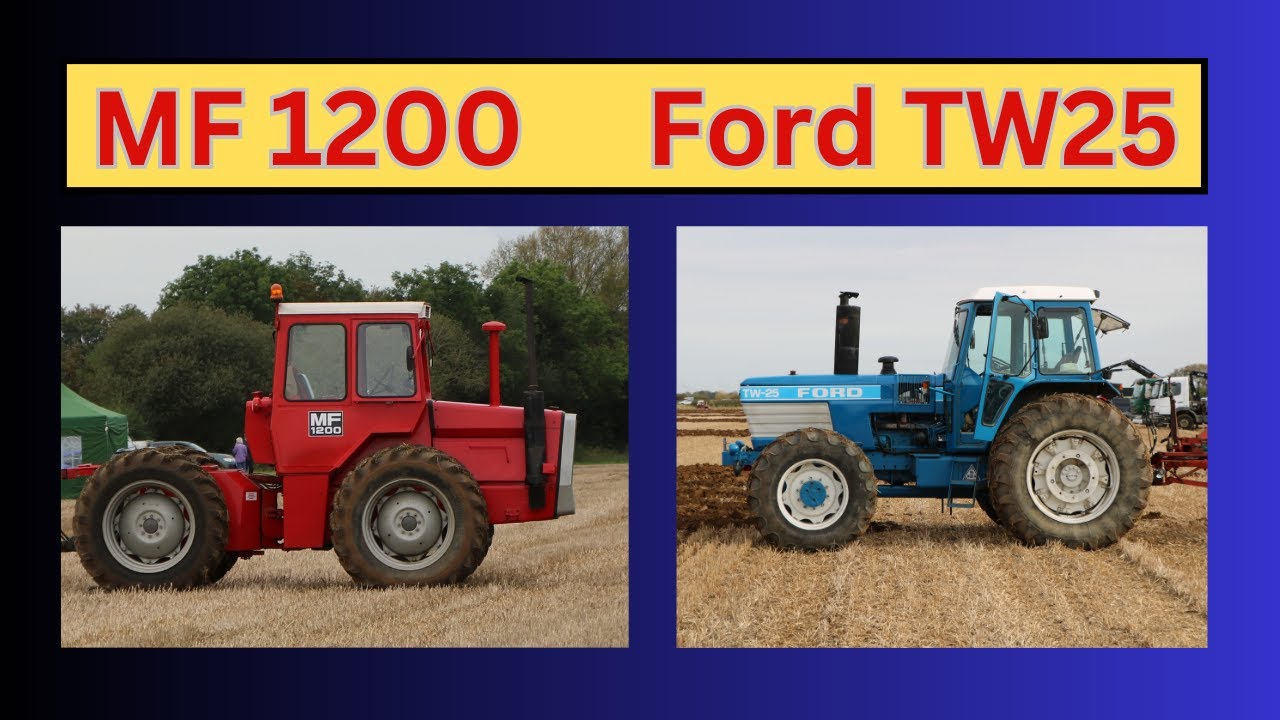 Massey Ferguson 1200 & Ford TW25 - YouTube