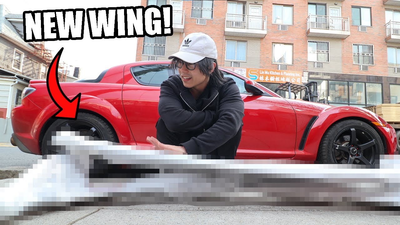 Secured a RARE JDM Wing for the Rx8! - YouTube