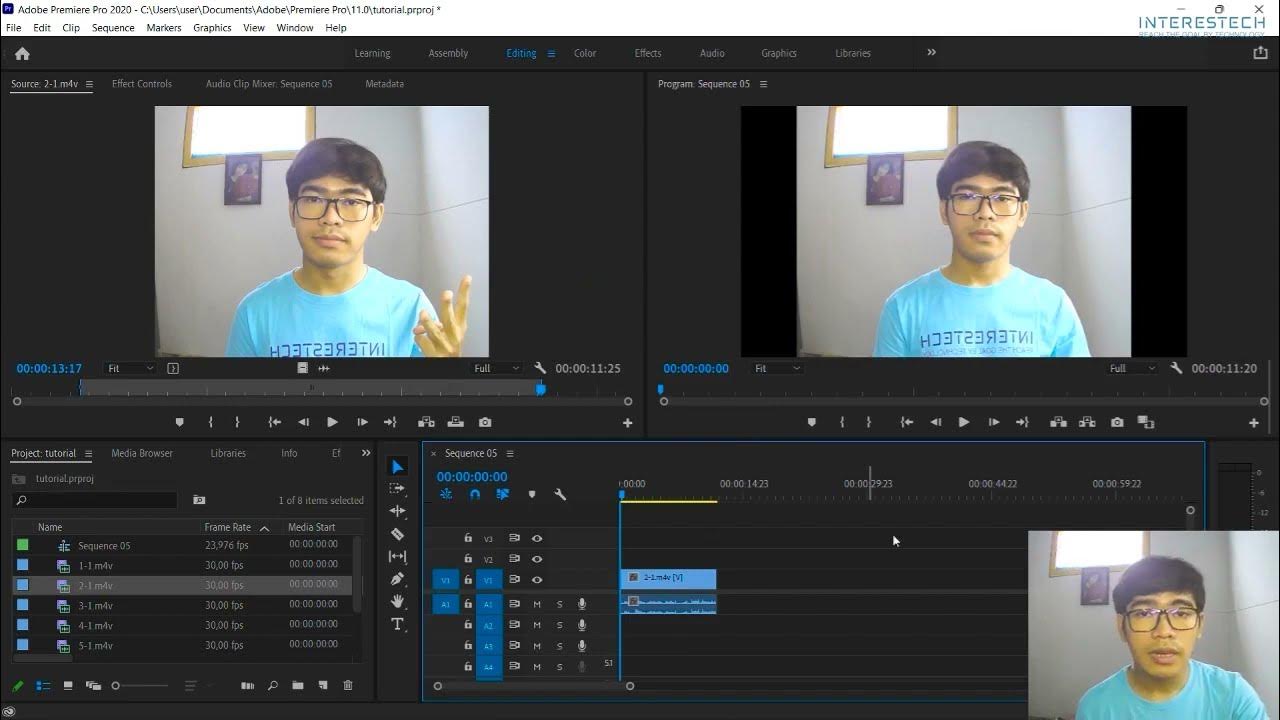 Tutorial Dasar Edit Video 1 - Interestech Indonesia - YouTube