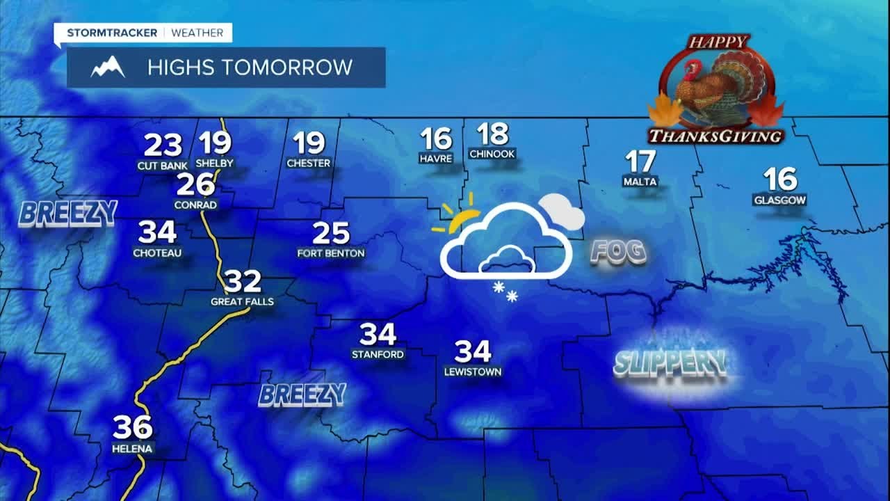 Some light snow Wednesday night; Mostly cloudy and cold on Thanksgiving ...