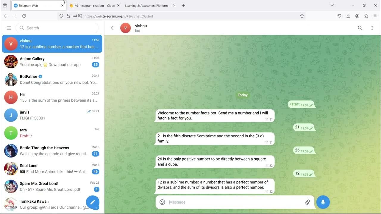 creating telegram chatbot using firebase api - YouTube