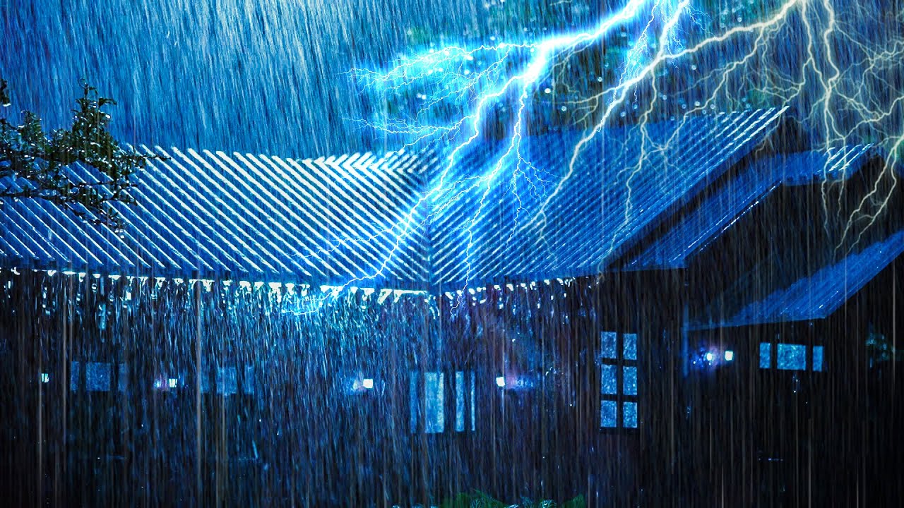 La Lluvia Y El Trueno Se Van A Dormir 😴 Escuche El Sonido De La Lluvia ...