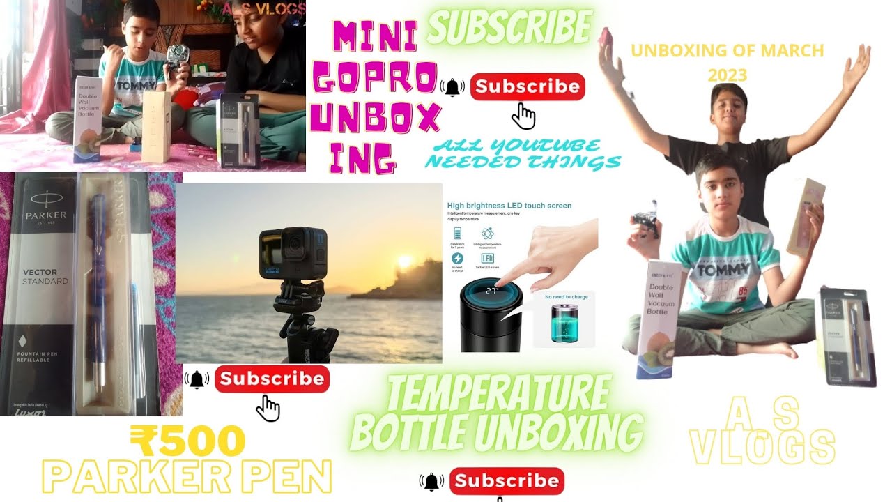 A_S VLOGS || A_S The Unboxers || Unboxing of session 2023 March ...