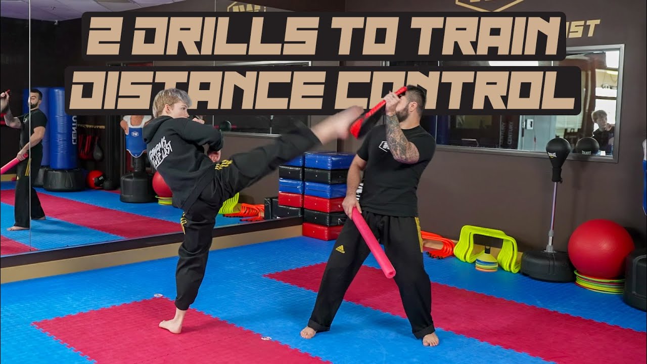 Drills to Train Your Distance Control | Taekwondo Sparring Tips - YouTube