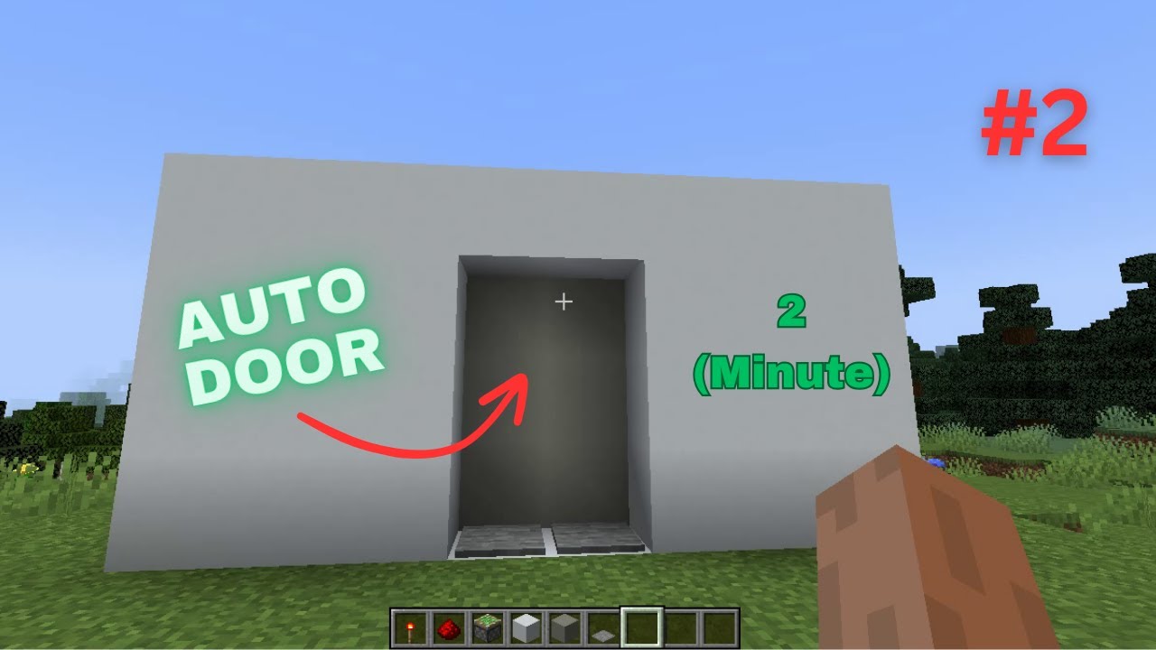 Ultimate Minecraft Auto Door - A Redstone Marvel! (#2) - YouTube