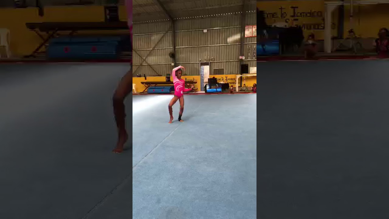 Macaela Gordon Level 7 Floor.. Jamaica Gymnastics Classic 2021 - YouTube