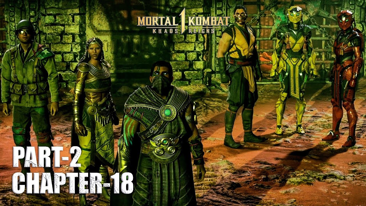 MK1 Story Mode Part 2 Khaos Reigns Chapter 18 Hell Or Hight Water - Emperor Rain - YouTube