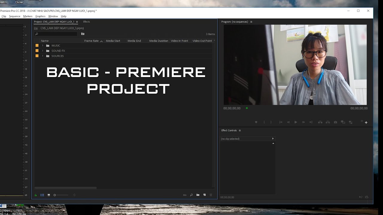 1.PROJECT | Basic Adobe Premiere - YouTube
