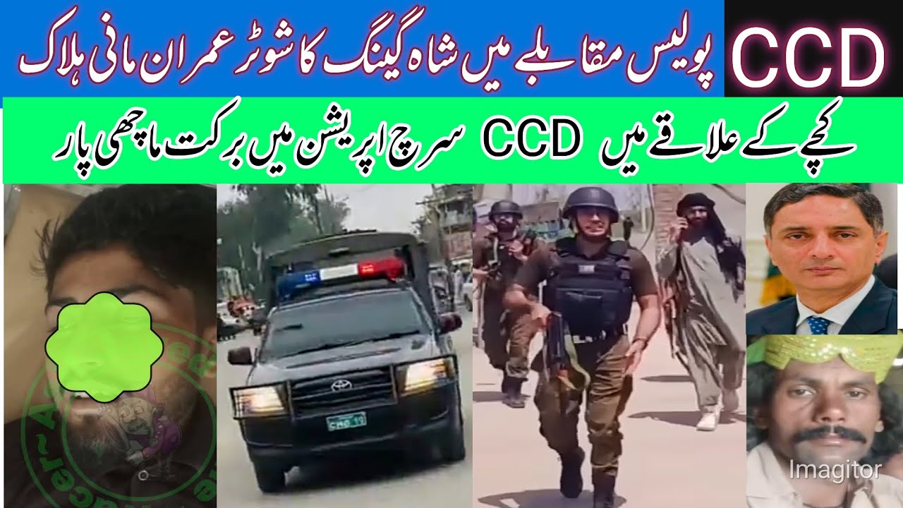 CCD Police Encounter Shah Gang's Imran Mani Killed in Brave Operation ...