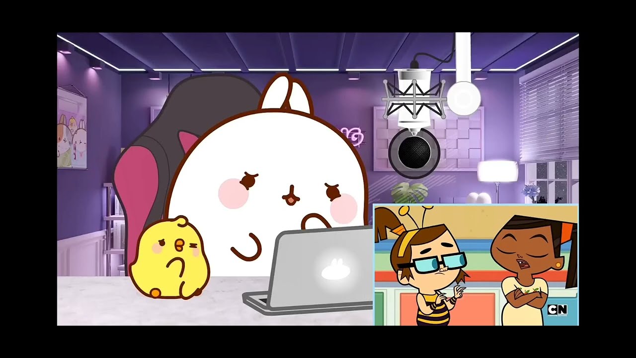 molang and piu piu reacts to beth fart alma(2) - YouTube