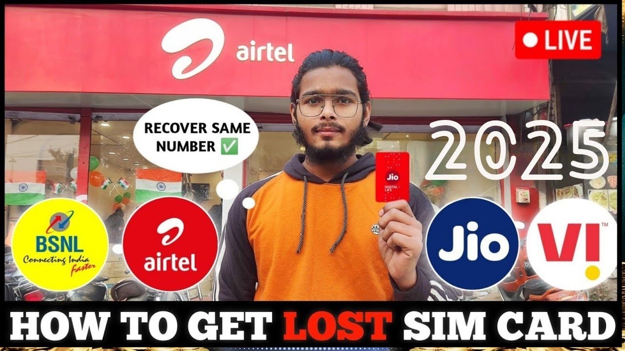 How To Get Lost Sim Card | How To Recover Lost Sim Card Number | Sim ...