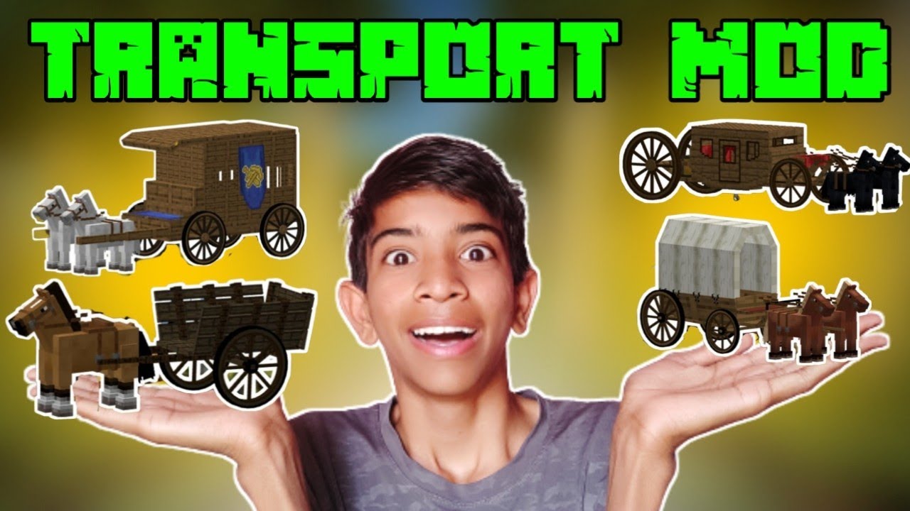 Transport Mod download in Minecraft - YouTube