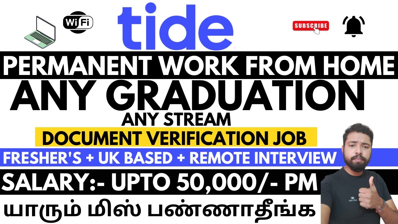 Work From Home Jobs In Tamil| Tide Recruitment 2023| Document ...