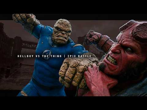 Hellboy vs The Thing | EPIC BATTLE | Short Film Cinematic