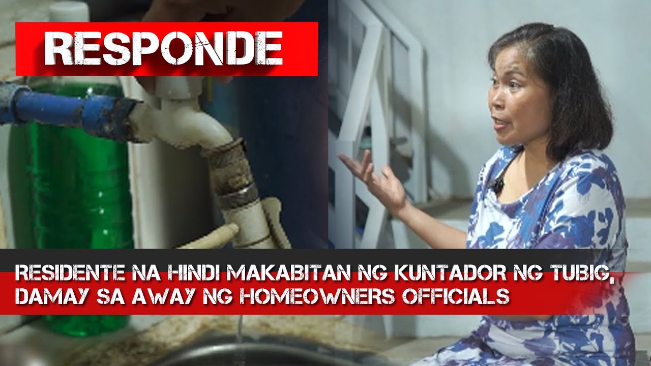 Residente na hindi makabitan ng kuntador ng tubig, damay sa away ng ...