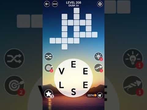 Wordscapes Level 208 | Answers - YouTube