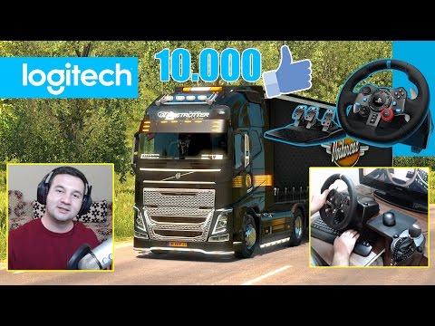 ETS 2 MP FRANSAYA YOLCULUKI!!! LOGİTECH G920 Ekip