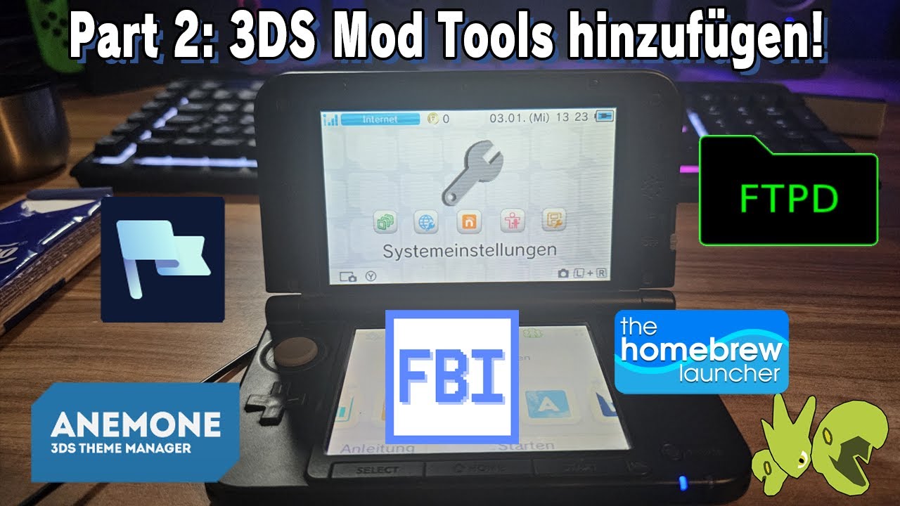 Nintendo 3DS/2DS Tutorial: Mod Tools hinzufügen [2024] [PART 2] - YouTube