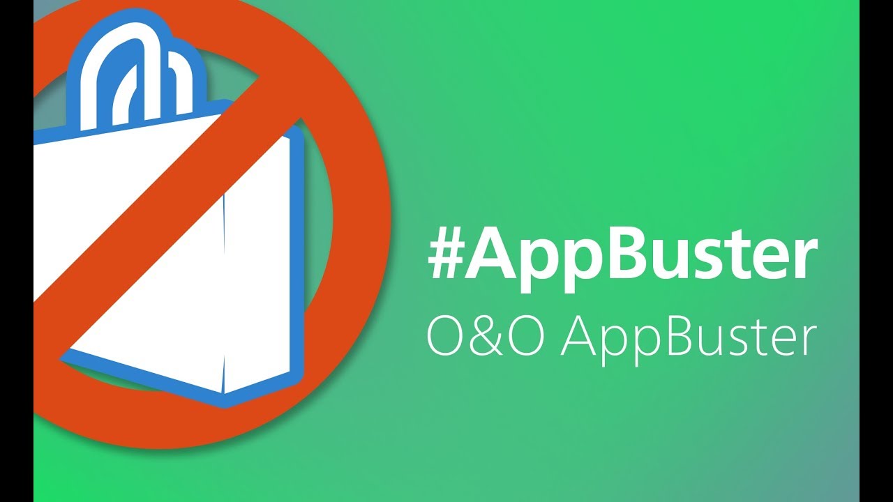 O&O AppBuster - Bust Apps you do not want! - YouTube
