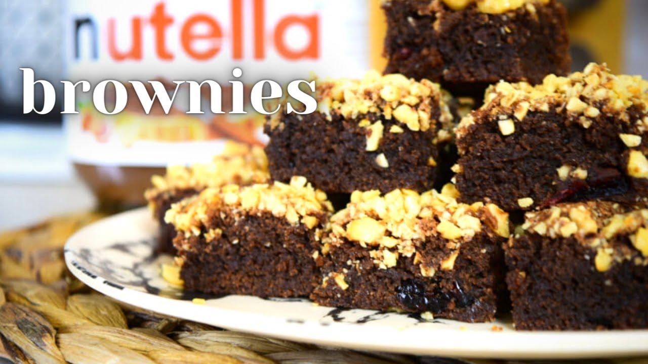 Nutella Brownies | Negresa Cu Nutella | Bella's Delicious Finds - YouTube