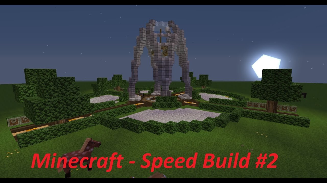 Minecraft - TimeLapse - Speed build | Server Spawn #2(HD) - YouTube