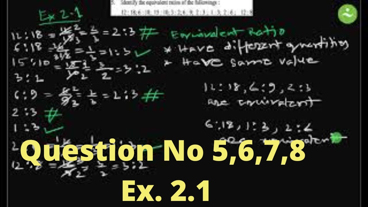 Question 5 Question 6 Question 7 Question 8 Exercise 2 1 Class Six Math ...