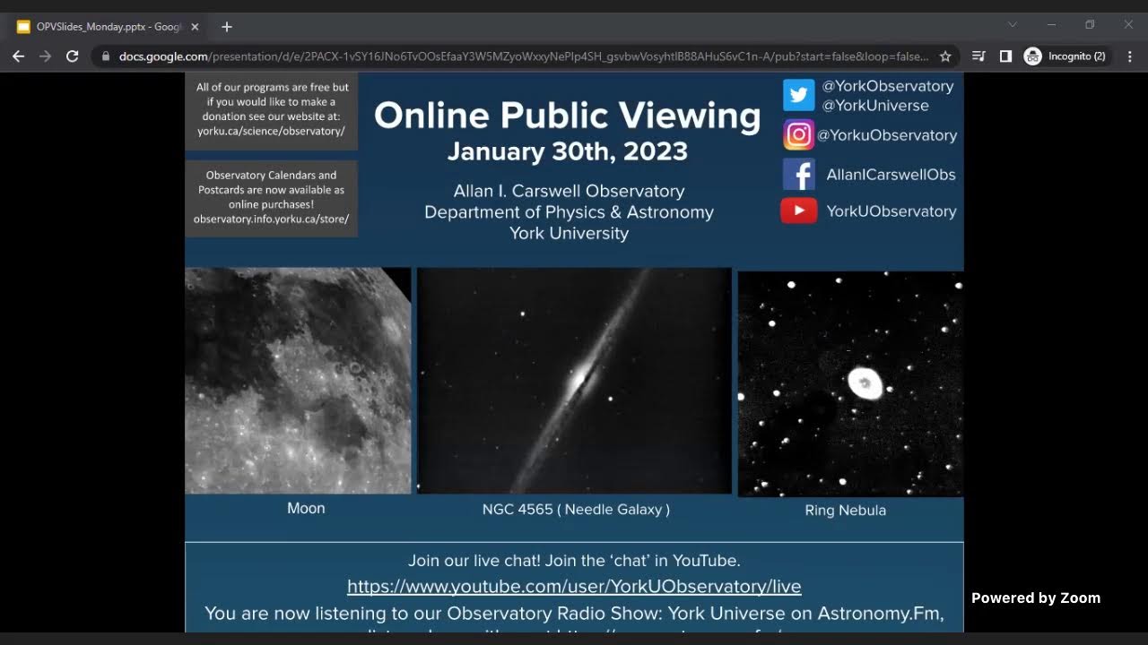 Youtube Astronomy Now