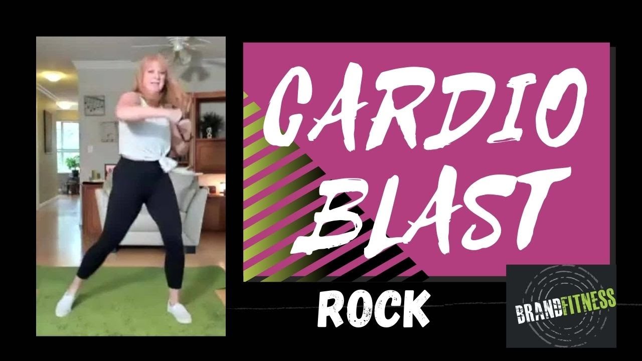 Rock CARDIO Blast & Stretch | 1400 steps in 12 minutes | Quick Cardio ...
