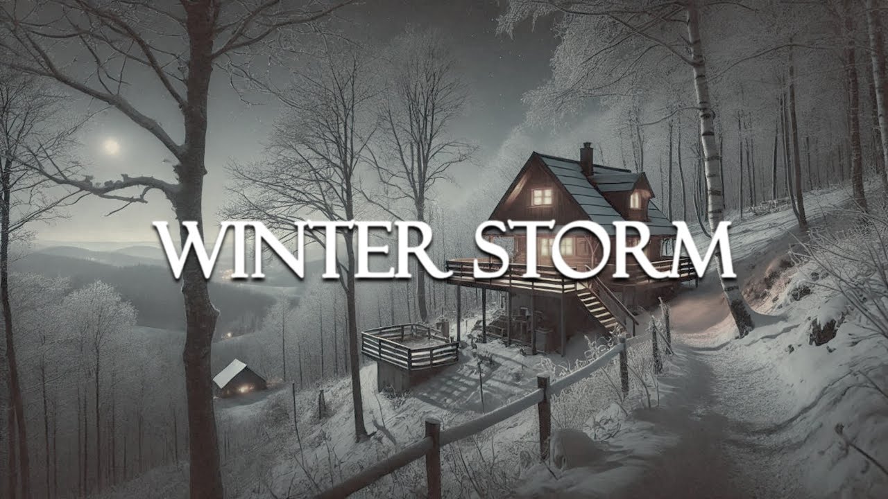 SNOW STORM | SERENE AMBIENCE | DEEP RELAXATION | CALMING - YouTube