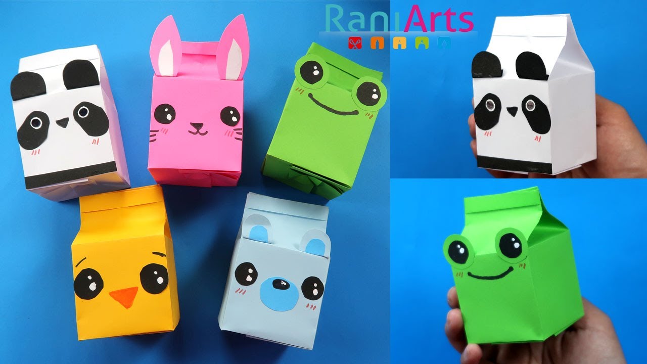 CAJITAS DE REGALO KAWAII - DIY - FÁCIL - YouTube