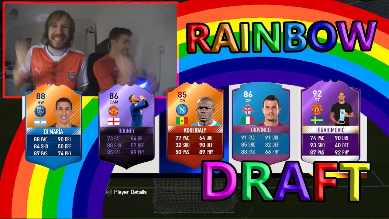 BRUTALNI RAINBOW DRAFT!! + GIVEAWAY!!! - YouTube