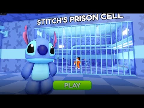 Stitch 's prison run! (Obby)#scaryobby#roblox