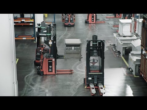 ek robotics x Miele | SMART MOVE FTS für systemgesteuerte Transporte ...