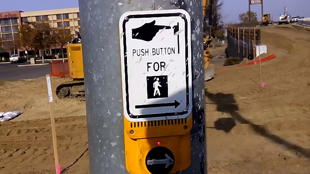 Campbell APS Pedestrian Pushbutton - YouTube