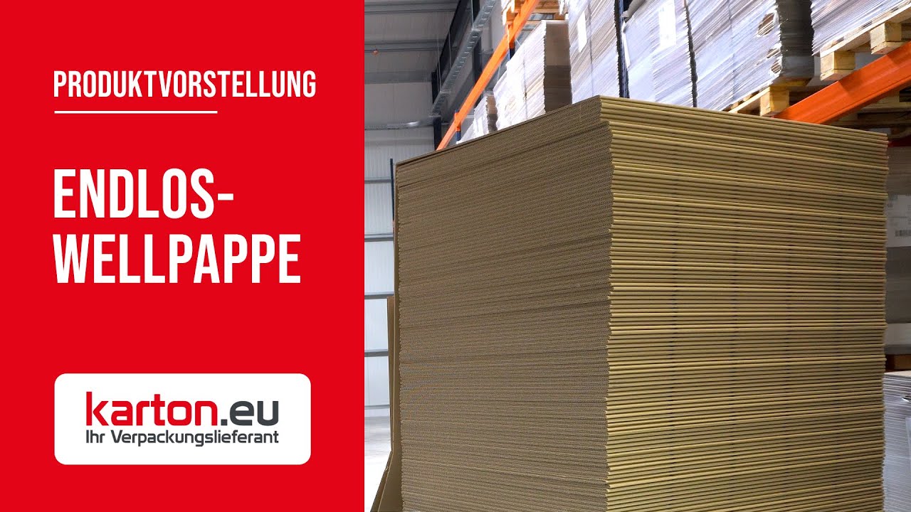 Endloswellpappe | Produktvorstellung | karton.eu - YouTube