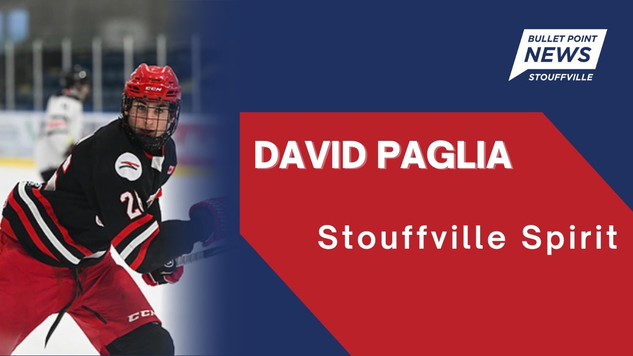 David Paglia talks about his first year playing with the Stouffville ...