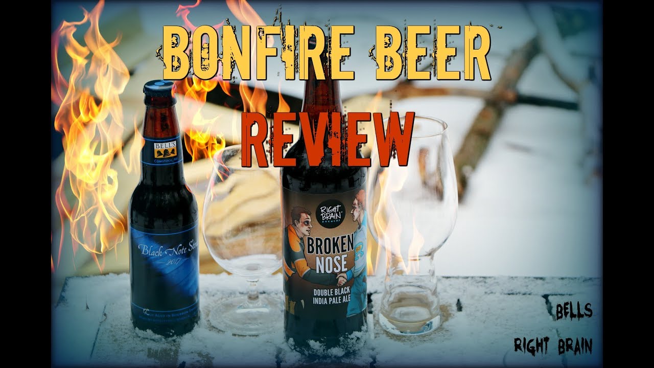 Bonfire Beer Review |Bells Brewery & Right Brain Brewing - YouTube