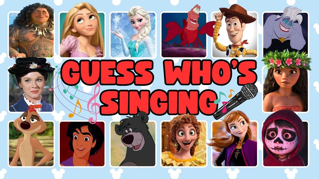 Disney Song Trivia Quiz! Can You Guess Who's Singing? Moana, Elsa ...