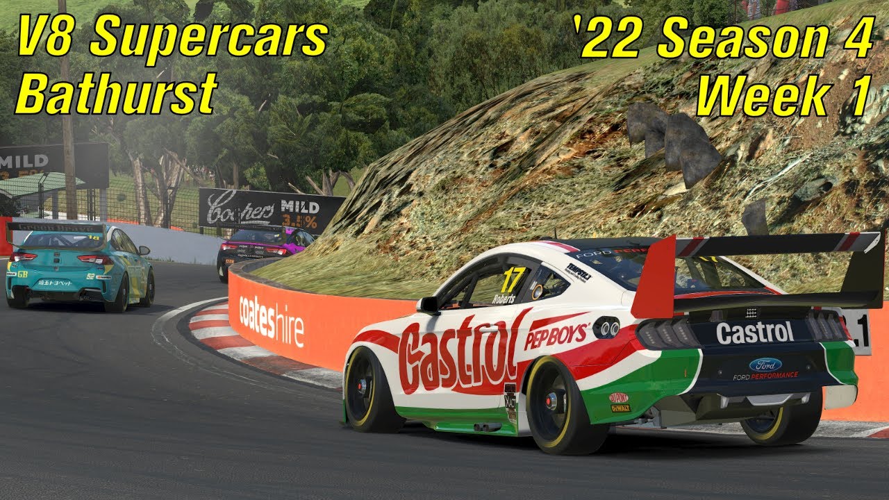 iRacing - V8 Supercars at Bathurst - YouTube