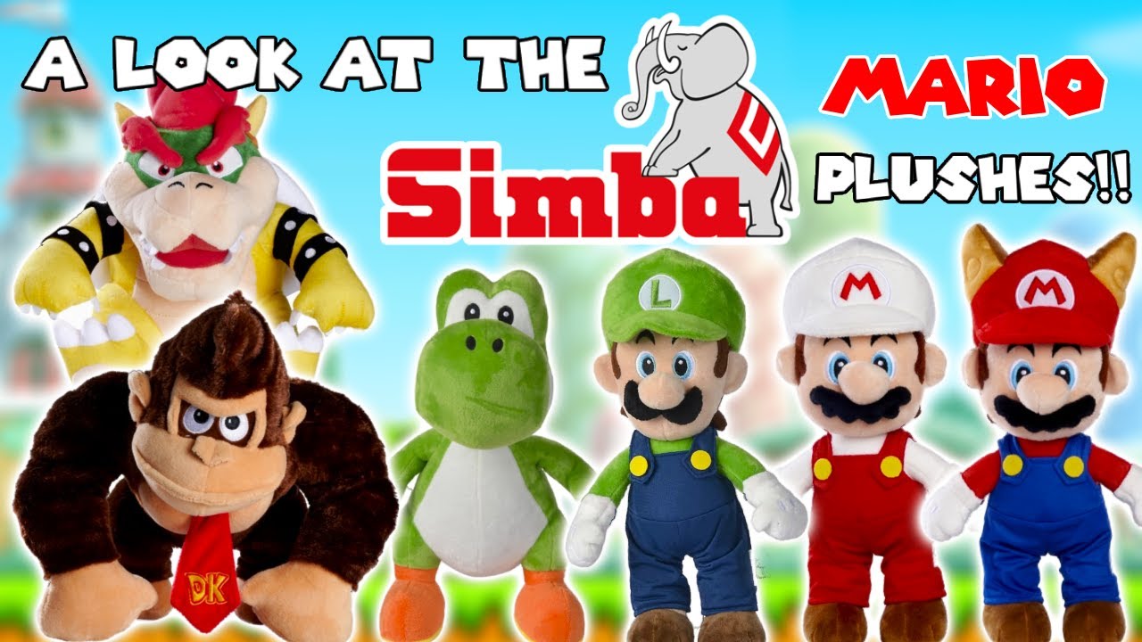 A Look At The Simba Mario Plush Set!! - YouTube