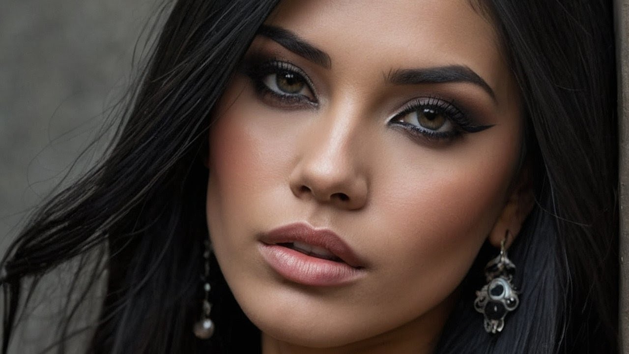 Captivating Beauty, Untamed Spirit: Whispers of Midnight Hair - YouTube