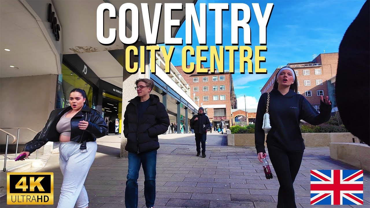 Coventry City Centre Walk || 🌞March 2024 || 4K HDR 🇬🇧 - YouTube