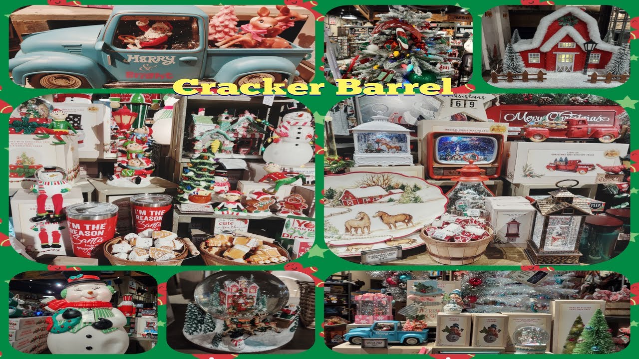 🎀🛒🤩👑 Cracker Barrel Christmas 2021 Christmas Collection!Shop With Me ...