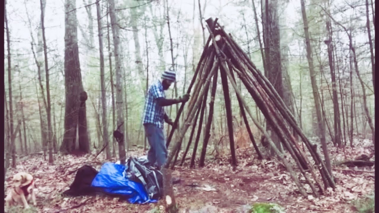 Heat reflective Teepee Tarp Shelter - YouTube